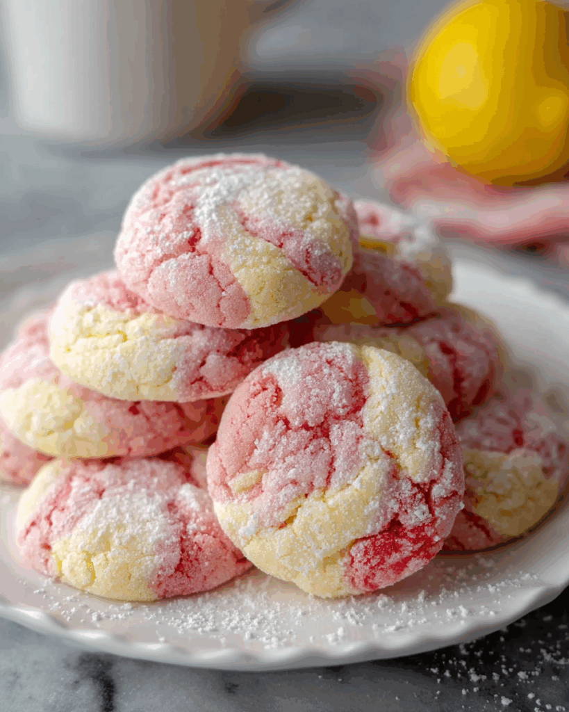 Strawberry Lemonade Cookies