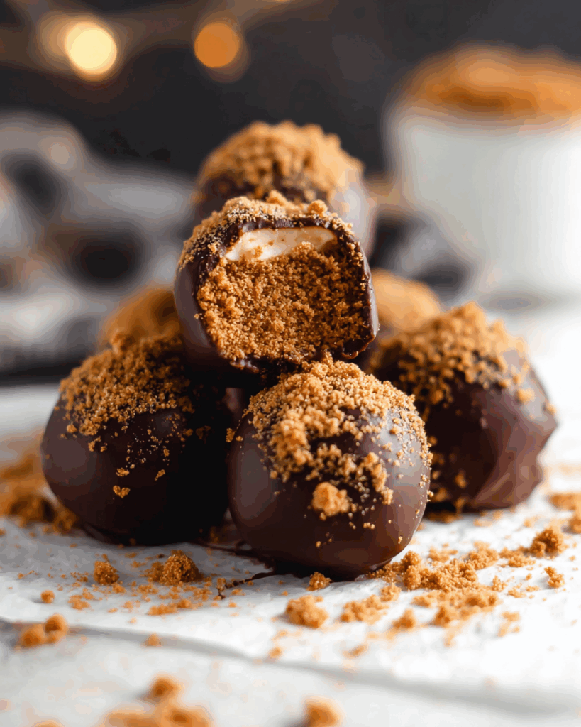 Biscoff Christmas Truffles