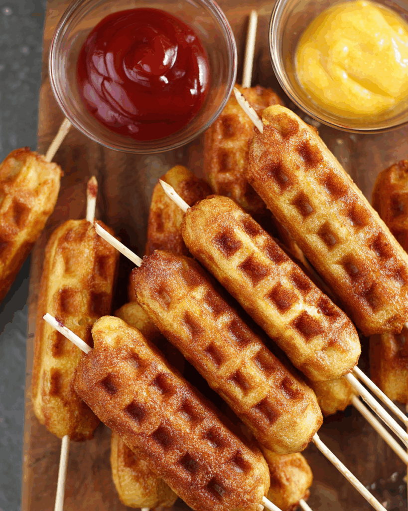 Waffle Corn Dogs