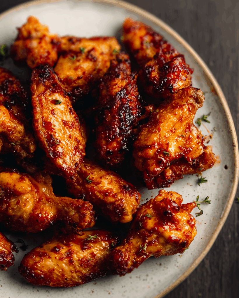 Maple Chipotle Chicken Wings
