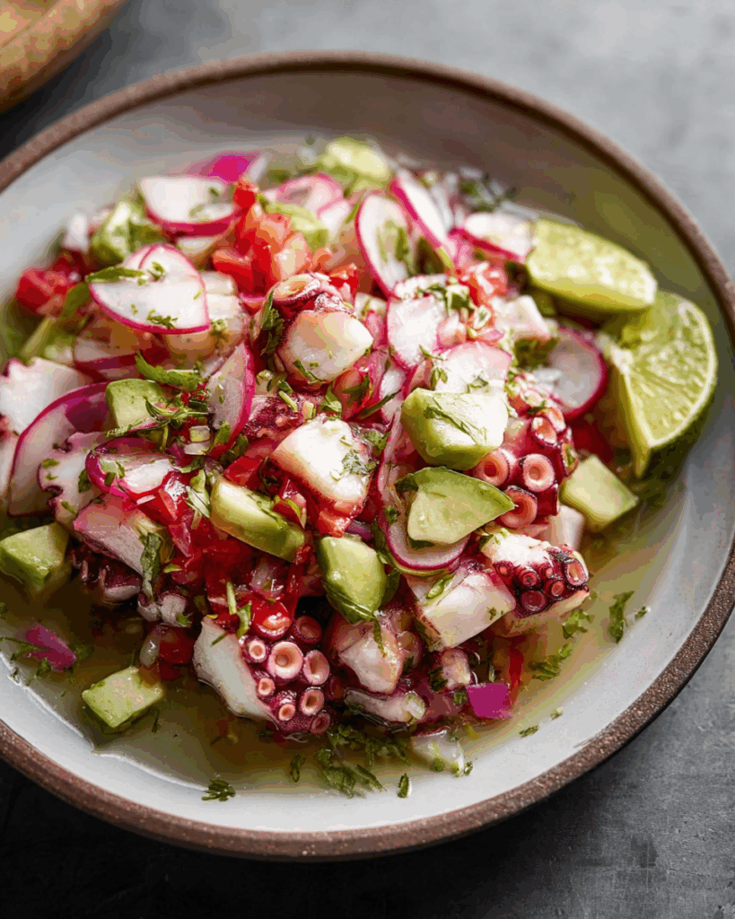 Octopus Ceviche (Ceviche de Pulpo)