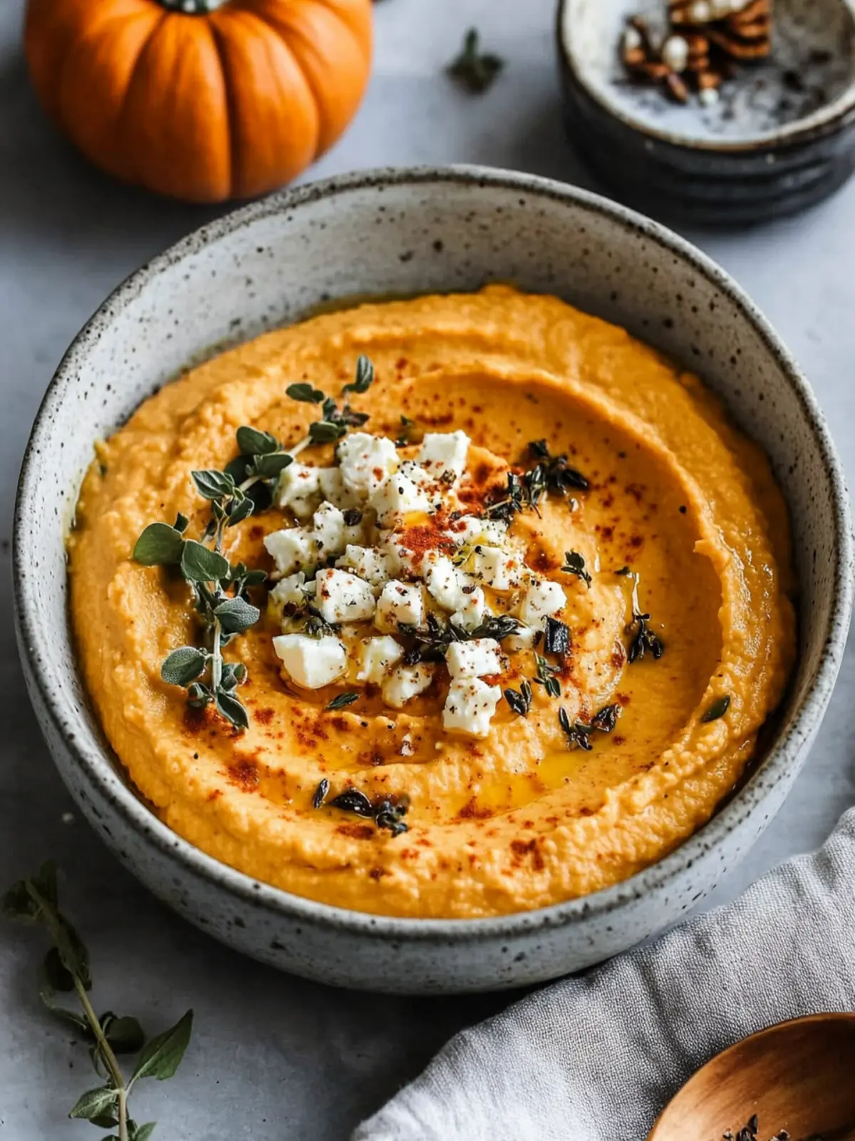 Irresistible Pumpkin Whipped Feta Dip for Cozy Gatherings