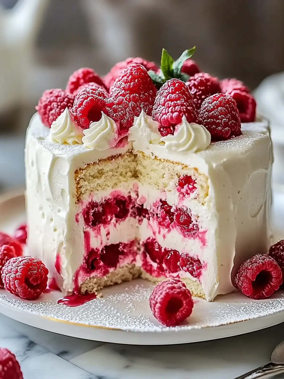 Ultimate White Chocolate Raspberry Dream Cake: Irresistibly Delicious