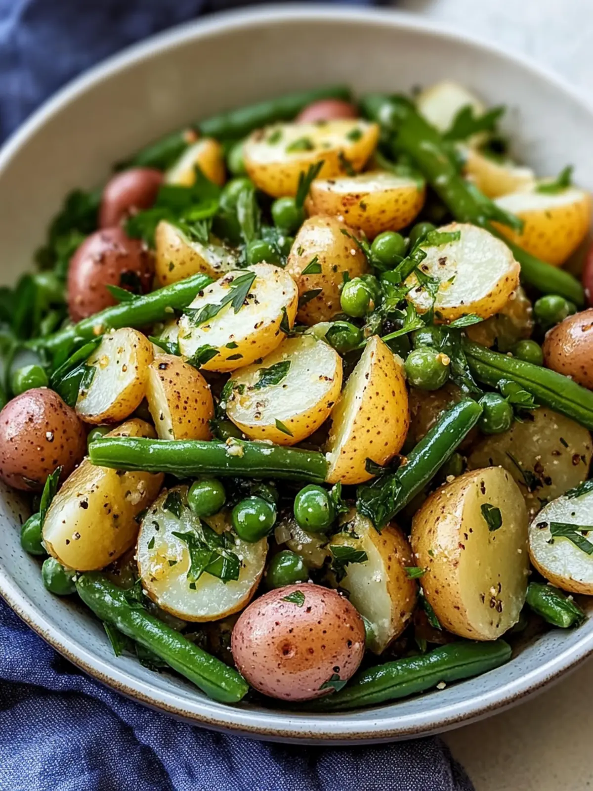 Easy French-Style Potato and Green Bean Salad Recipe
