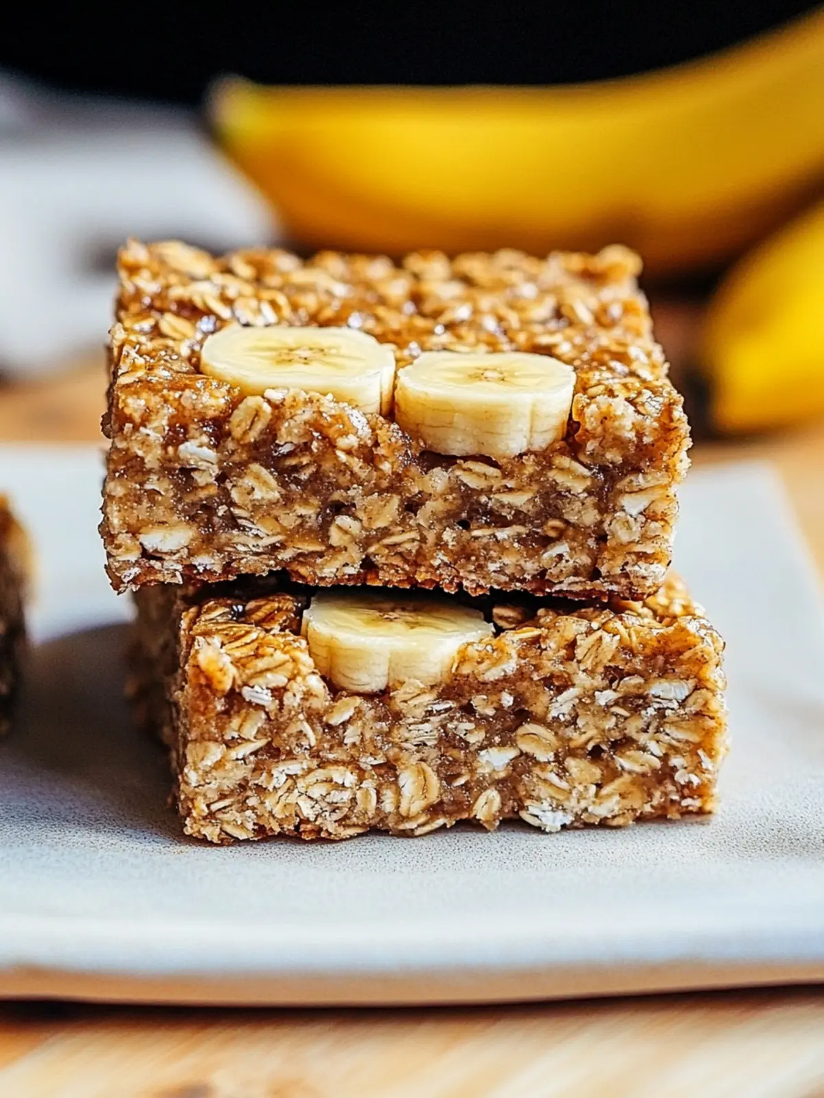 Irresistible Banana Oatmeal Bars for Healthy Snacking