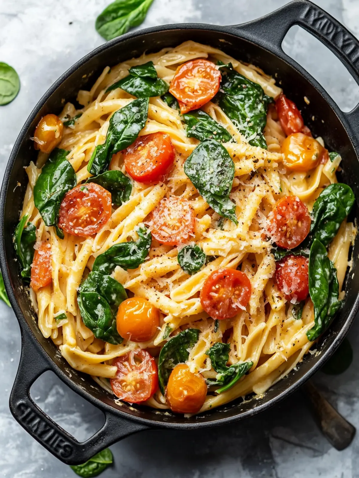 Easy Fresh Spinach and Tomato Pasta: A Delicious Summer Dish